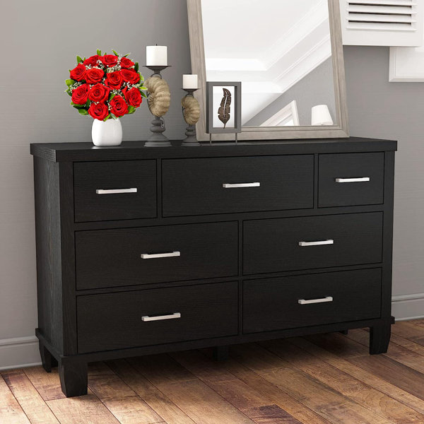Winston Porter Jomary 7 Drawer 51.1" W Dresser & Reviews | Wayfair